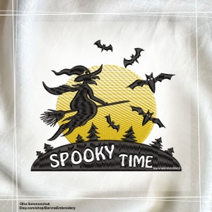 Halloween Embroidery Designs, Digital Halloween Machine Embroidery ...