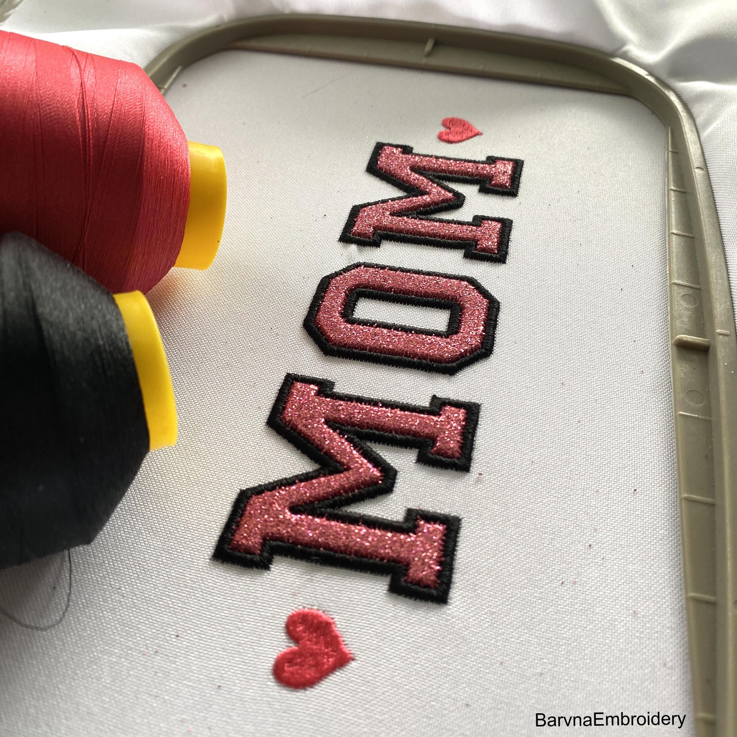 Mom Applique Machine Embroidery Design, Mothers Day Embroideryfoles ...