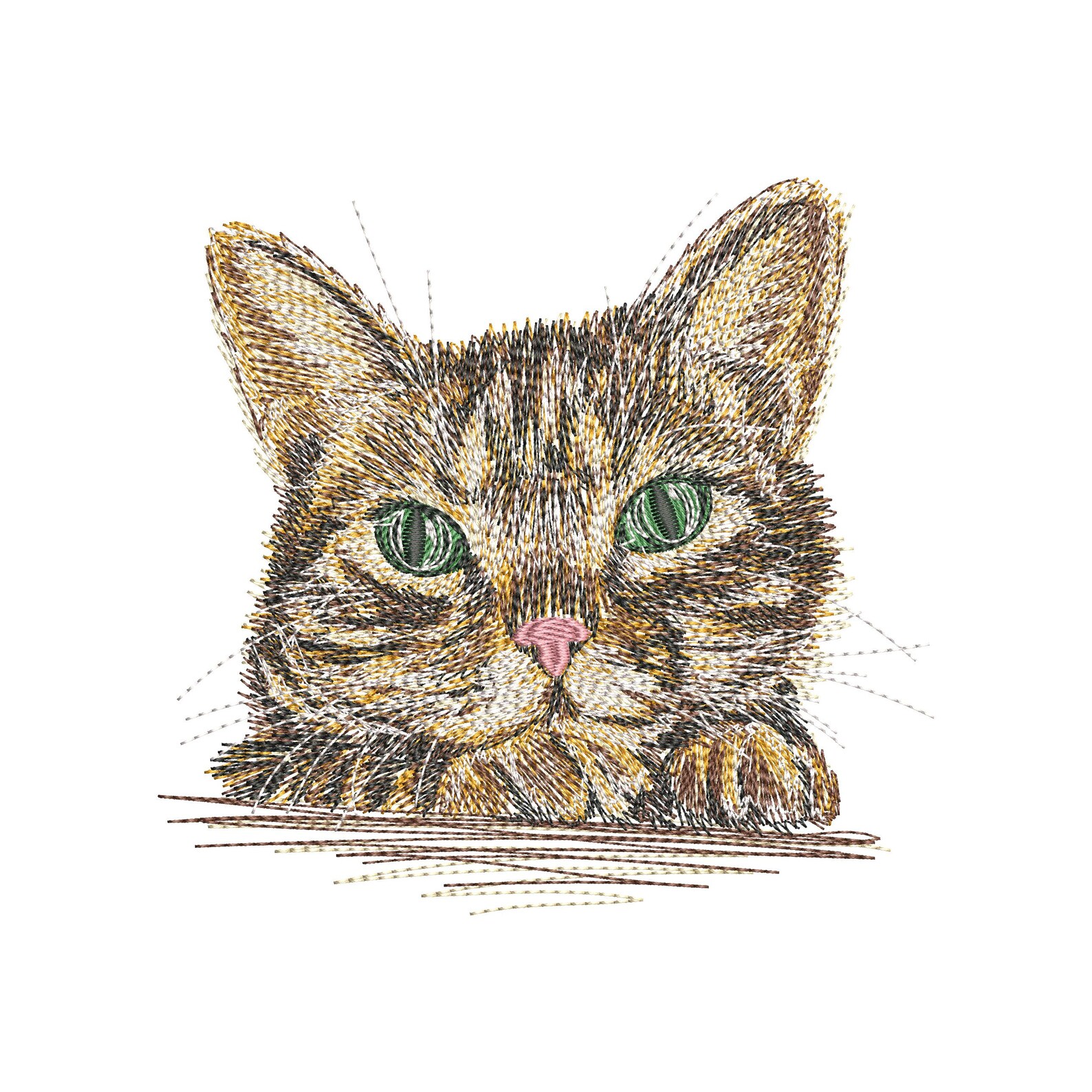 Cute cat Machine embroidery designs Animals embroidery Home | Etsy