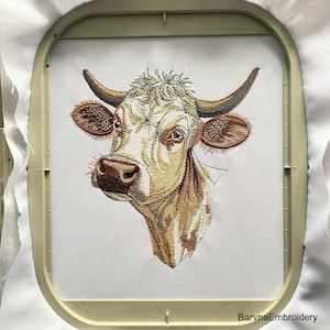 Cow Machine Embroidery Designs, Cow Embroidery Files, Instant Download ...