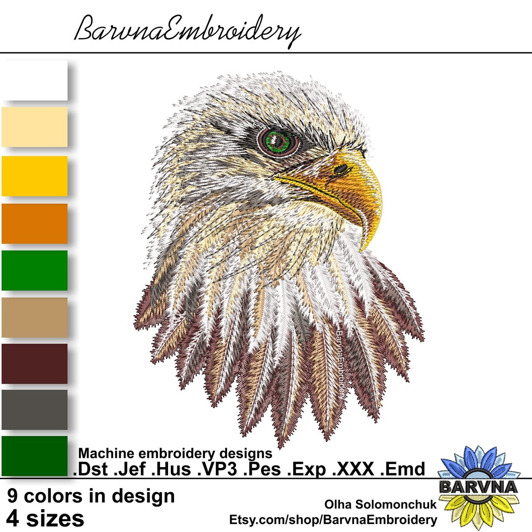 Eagle Machine Embroidery Designs, Bird Eagle Embroidery Machine Files ...