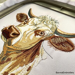 Cow Machine Embroidery Designs, Cow Embroidery Files, Instant Download ...