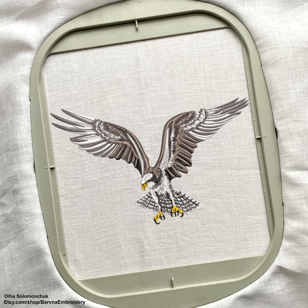 Eagle Machine Embroidery Designs Bird Embroidery Machine - Etsy
