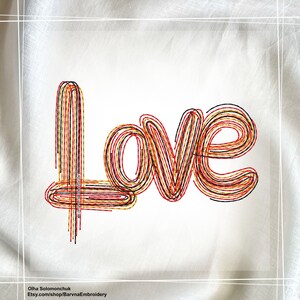 Love Machine Embroidery Designs, Valentines Embroidery Files, Instant ...