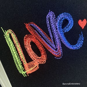 Love Machine Embroidery Designs, Valentines Embroidery Files (instant ...