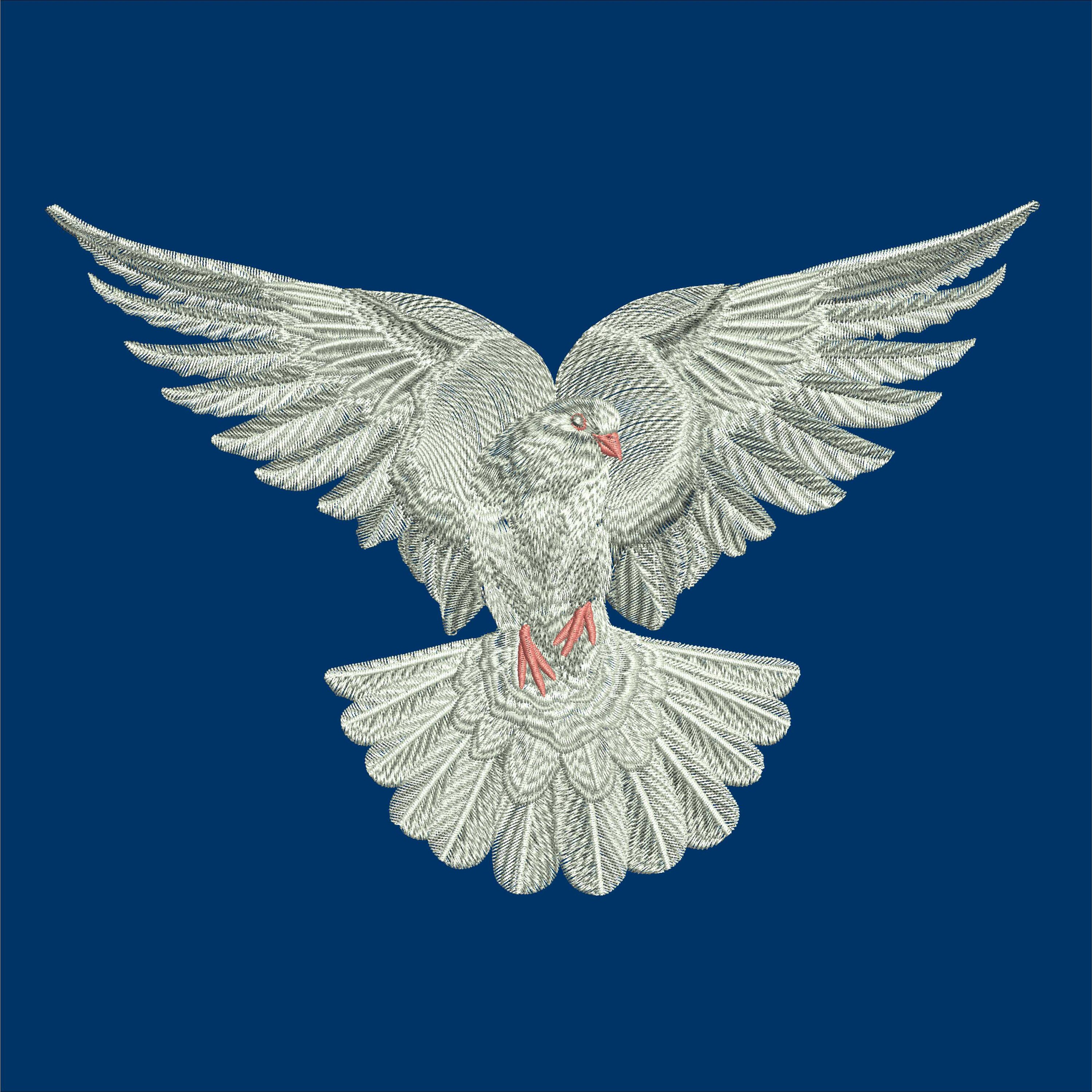 Bird Dove Machine Embroidery Designs Dove Embroidery File - Etsy