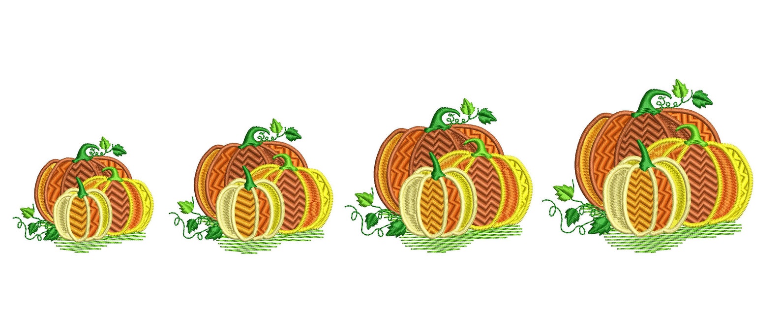 Pumpkins Machine Embroidery Designs Fall Embroidery Designs - Etsy
