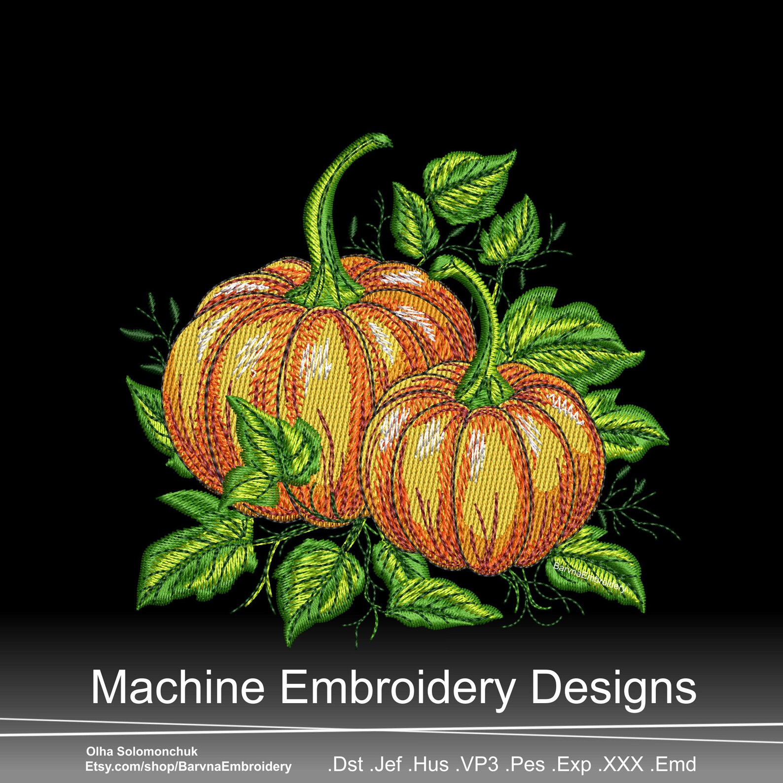 Pumpkin Embroidery Designs for Machine, Fall Embroidery Designs ...