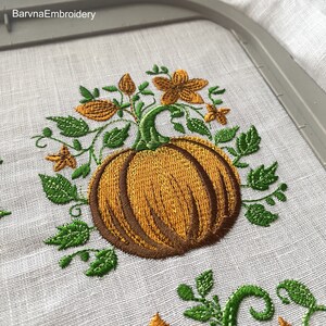 Pumpkin Embroidery Designs for Machine, Fall Embroidery Designs ...