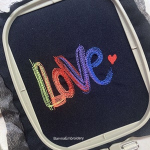 Love Machine Embroidery Designs, Valentines Embroidery Files (instant ...