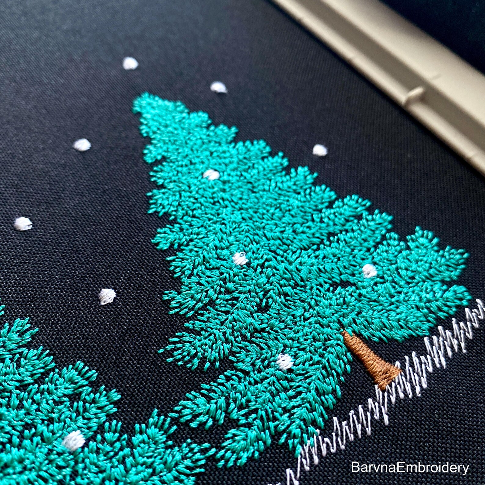 Christmas Trees Machine Embroidery Design (digital Download) - Etsy
