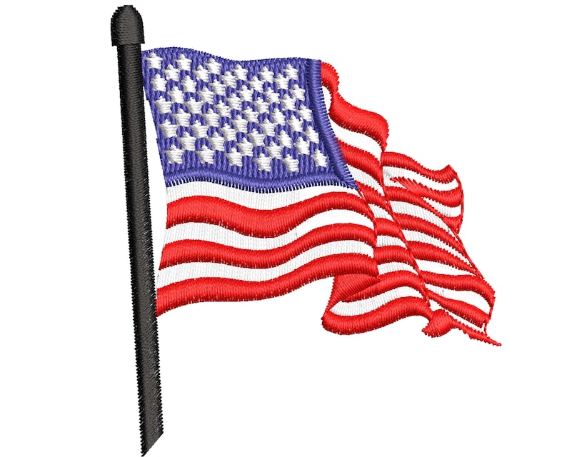 USA Embroidery Design, American Flag Machine Embroidery Designs ...