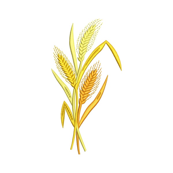 Wheat Embroidery - Etsy
