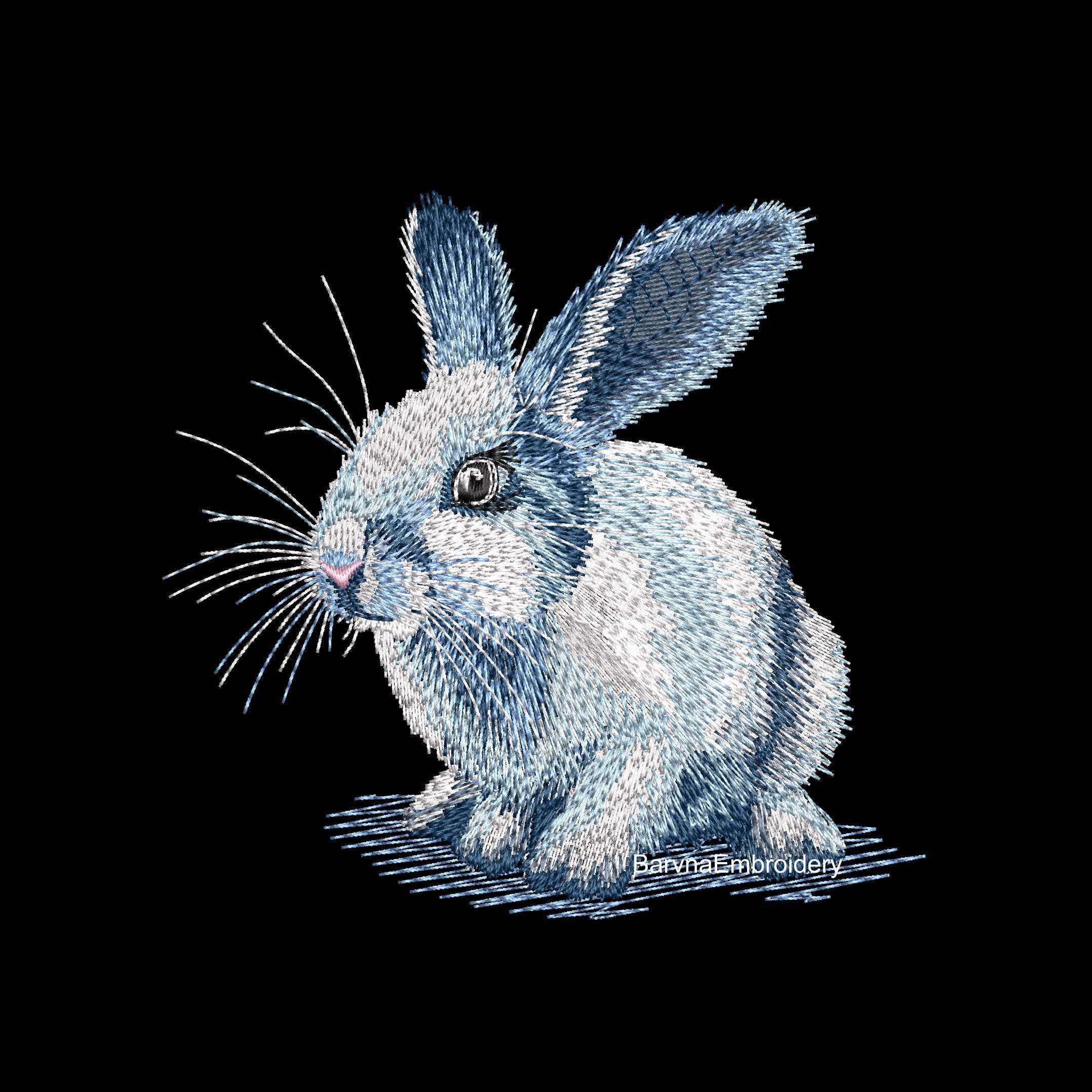 Bunny Machine Embroidery Designs Bunny Embroidery Files - Etsy