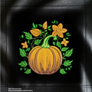Pumpkin Embroidery Designs for Machine, Fall Embroidery Designs ...