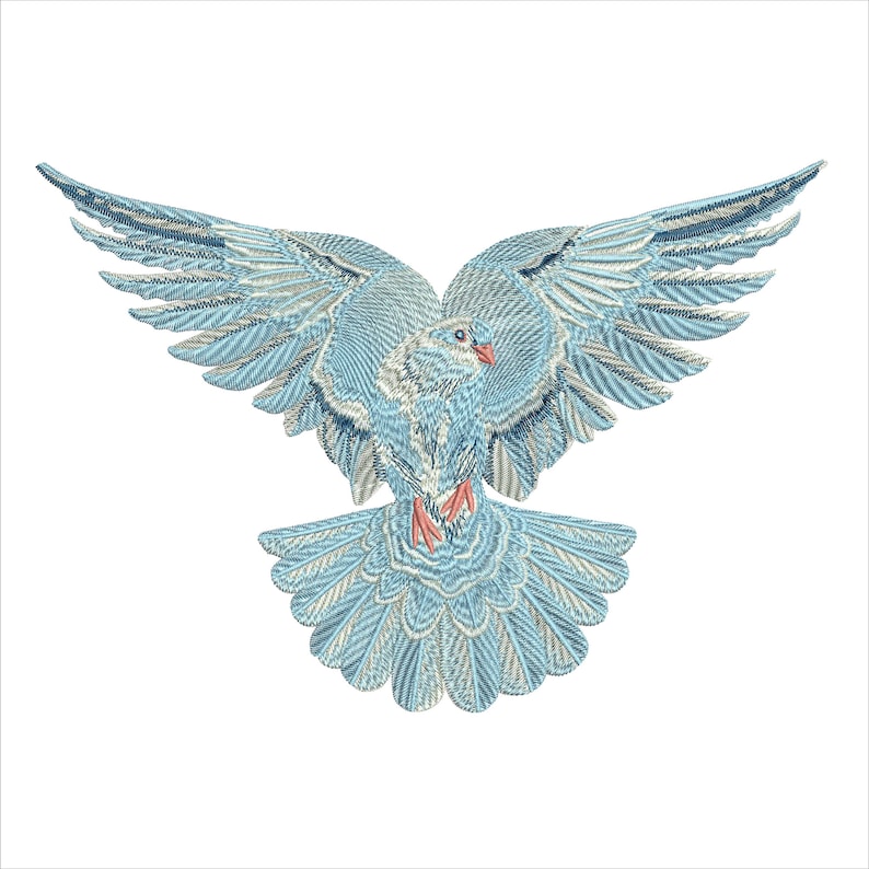 Bird Dove Machine Embroidery Designs Dove Embroidery File | Etsy