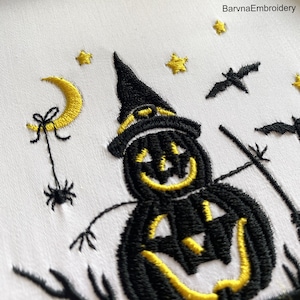 Halloween Embroidery Designs, Digital Halloween Machine Embroidery ...