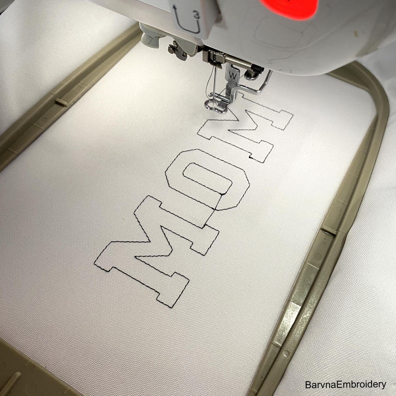 Mom Applique Machine Embroidery Design, Mothers Day Embroideryfoles ...
