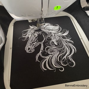 Horse Machine Embroidery Designs, Animals Embroidery Files, Instant ...