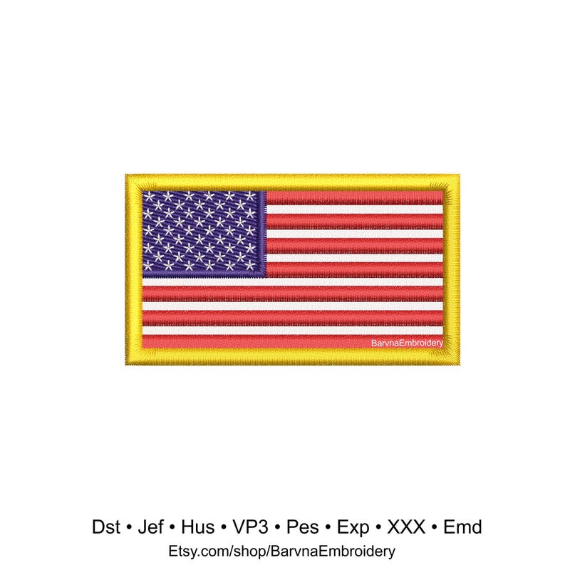 Patriotic Embroidery - Etsy