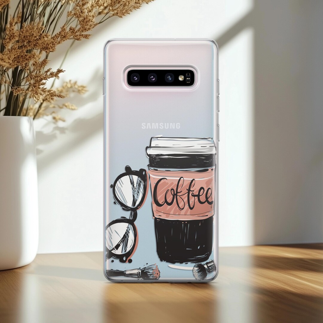Coffee Cup for Samsung A61 Cover Morning Relaxation S9 Plus Case S22 20 ...