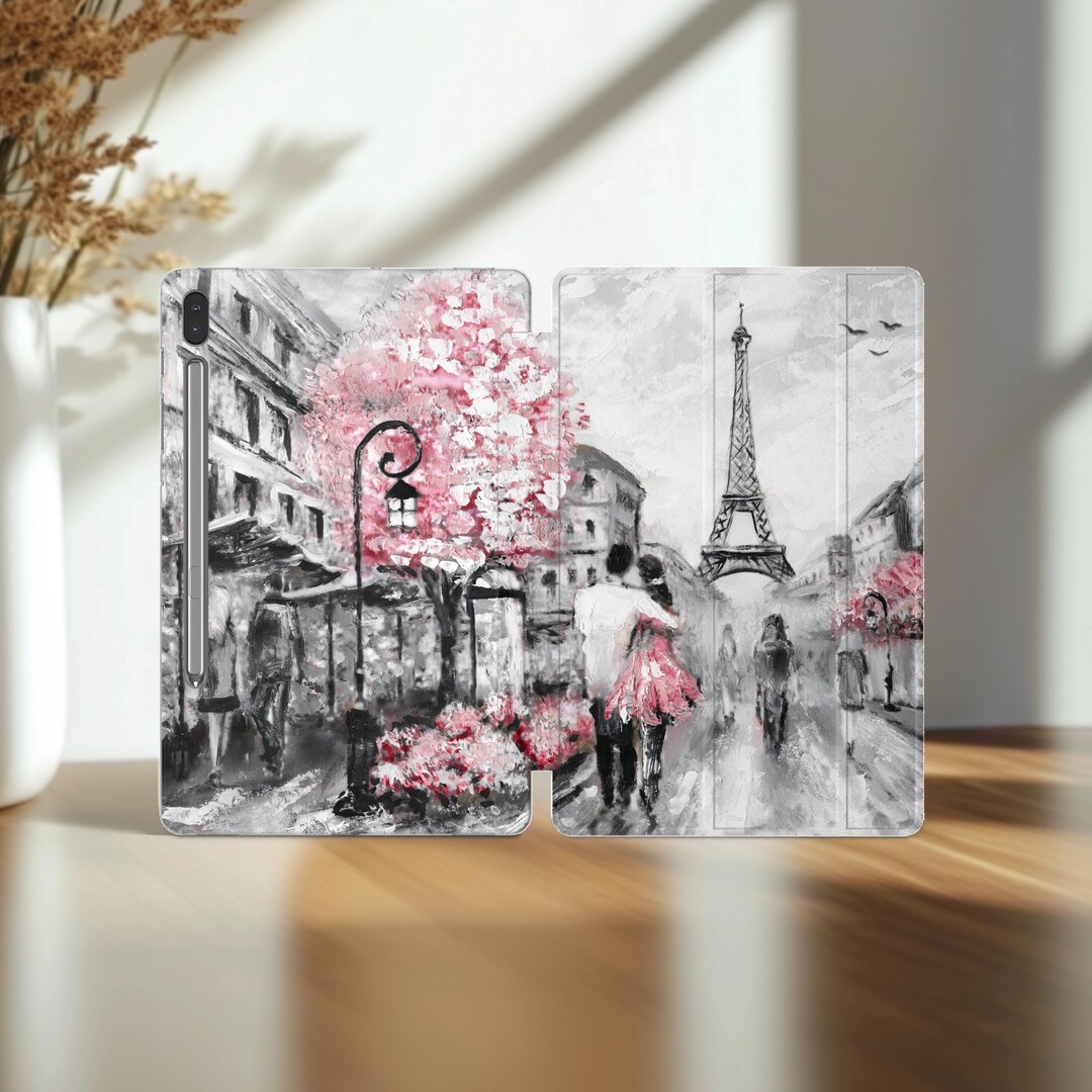 Blooming Paris Tab Cover for Samsung S10 Ultra Eiffel Tower A 10.5 Case ...
