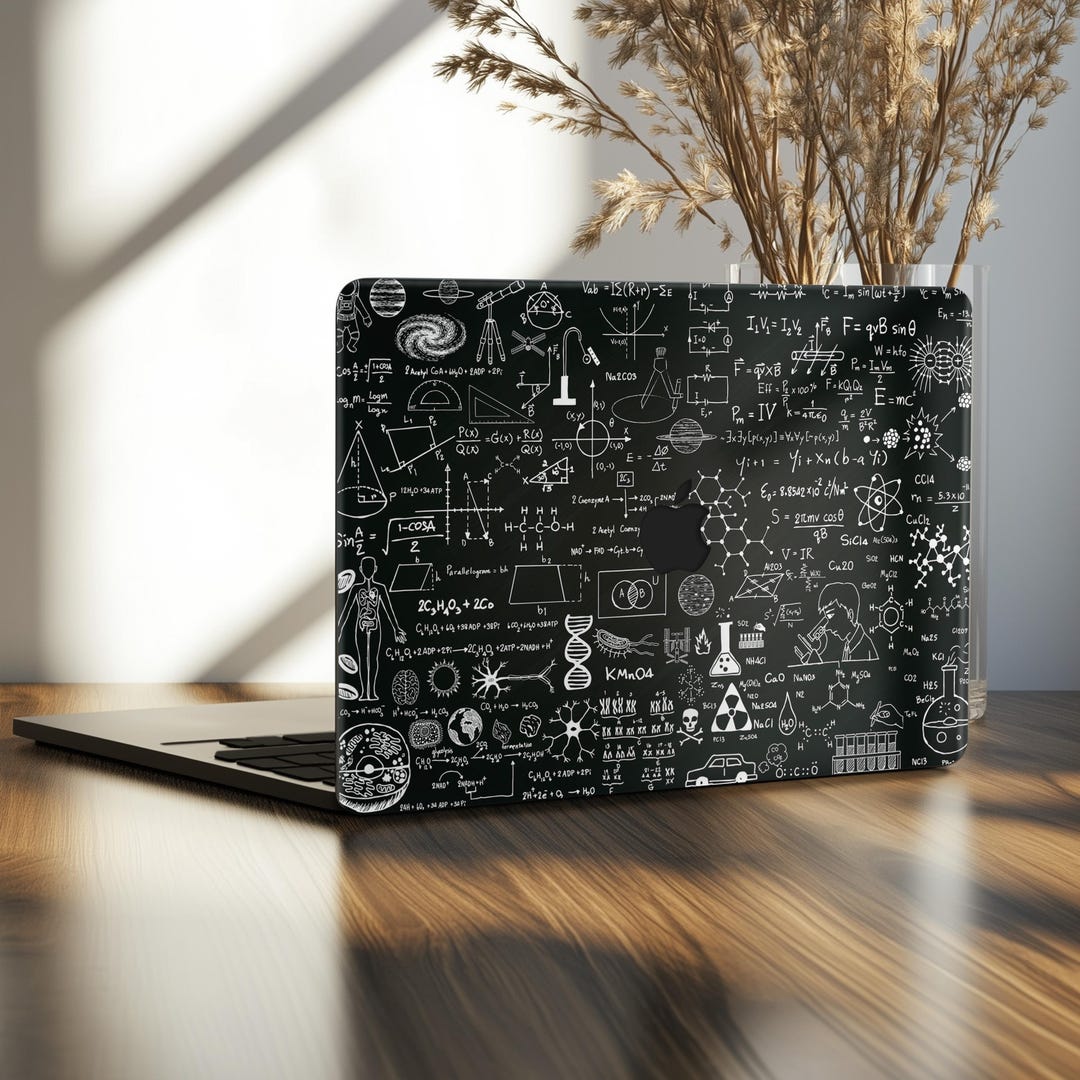 Science Doodle Print MacBook Air Case 2022 Mac Book Pro 13in M3 A3403 ...