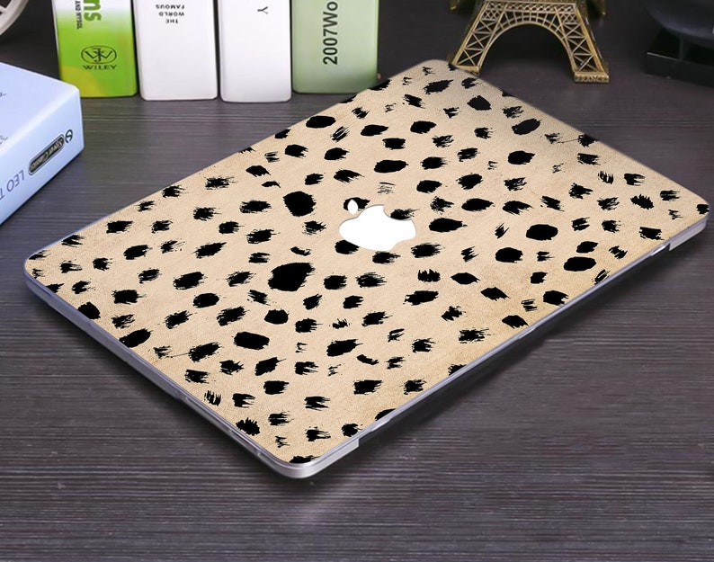 Leopard Spots Macbook Air 13 2020 Case Beige Dalmatian Mac | Etsy