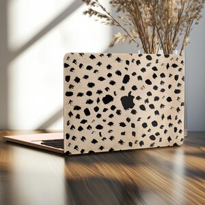 Leopard Spots MacBook Air 13 2024 Case Beige Dalmatian Mac Book A2780 ...