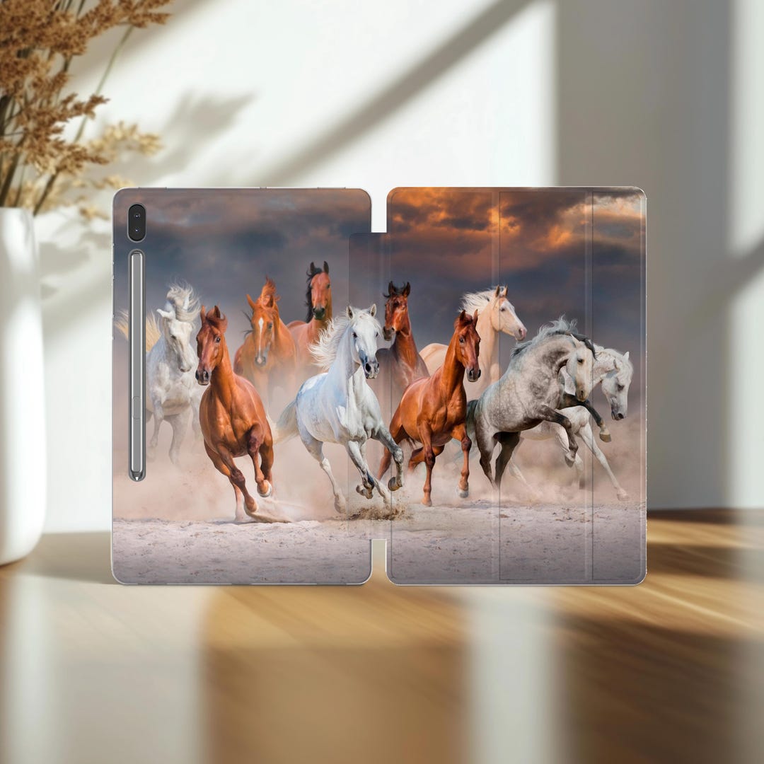 Horse Herd Fits Galaxy Tab S5e Mustang Case S4 10.5 Inch S8 Tablet A7 ...