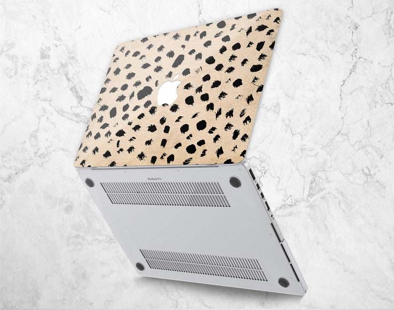Leopard Spots Macbook Air 13 2020 Case Beige Dalmatian Mac - Etsy