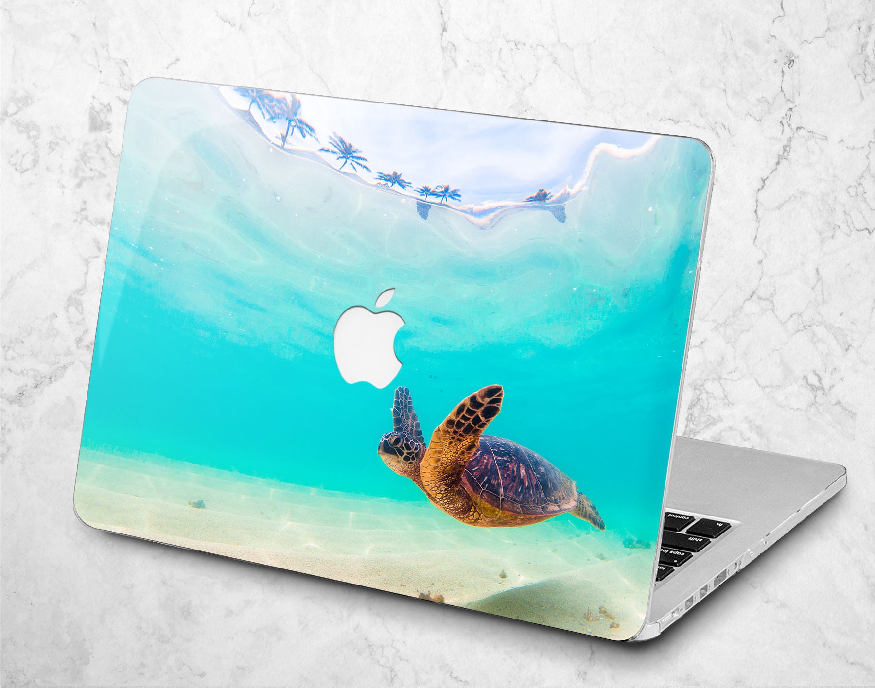 Sea Turtle Laptop Case 13 in Blue Ocean Mac Book 12 Cover | Etsy