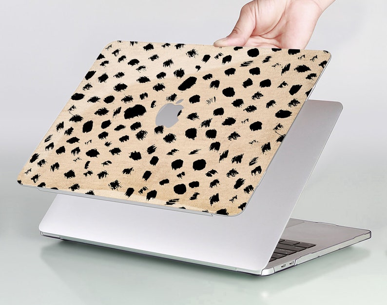 Leopard Spots Macbook Air 13 2020 Case Beige Dalmatian Mac - Etsy