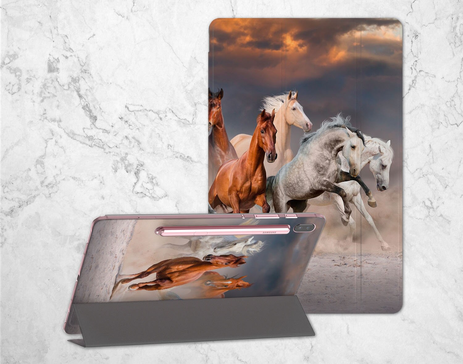 Horse Herd Fits Galaxy Tab S5e Mustang Case S4 10.5 Inch S8 - Etsy