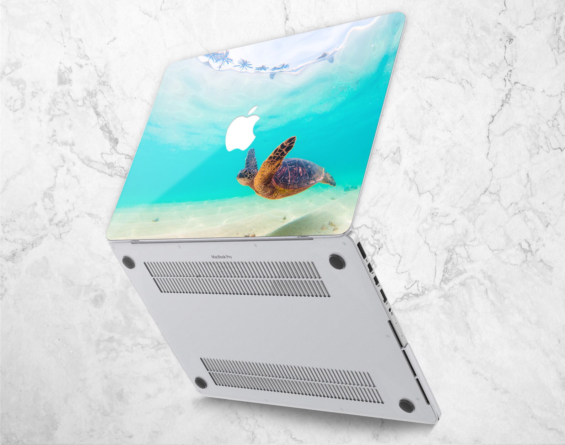 Sea Turtle Laptop Case 13 in Blue Ocean Mac Book 12 Cover | Etsy