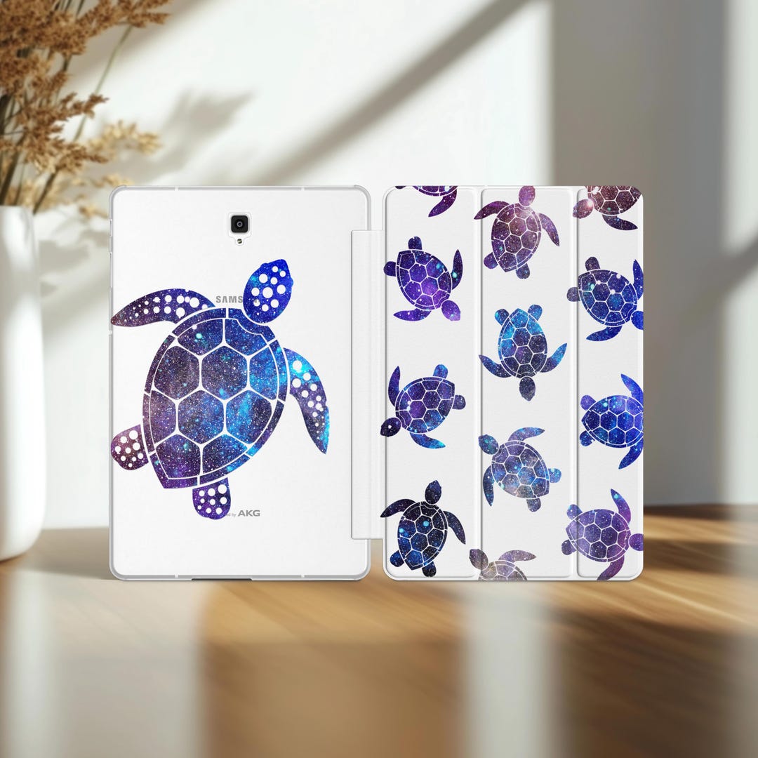 Turtles Case Fits Galaxy Tab A8 10.5 Space Art S5e Cover S7 FE Plus Samsung 2022 S8 Ultra Tablet ...