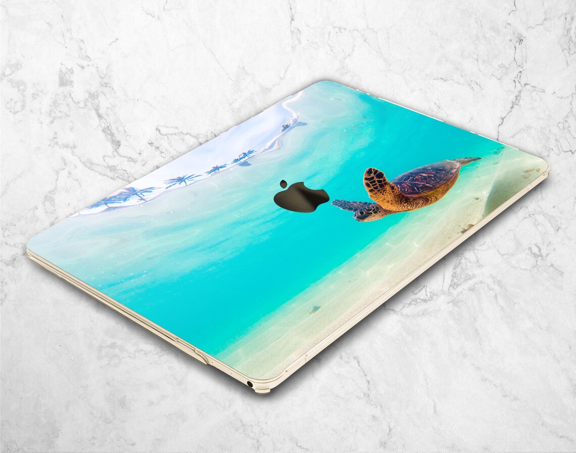 Sea Turtle Laptop Case 13 in Blue Ocean Mac Book 12 Cover | Etsy