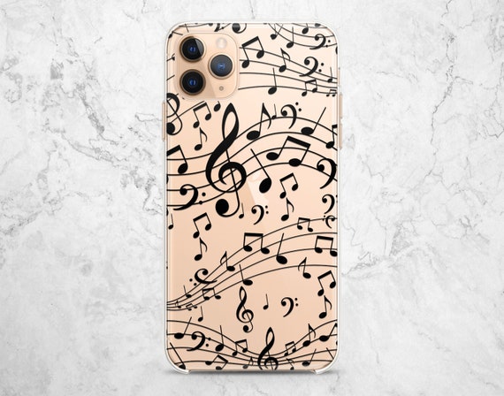 Music Notes Print 12 Mini 8 Iphone Xs Max Cover 7 Plus Musical | Etsy