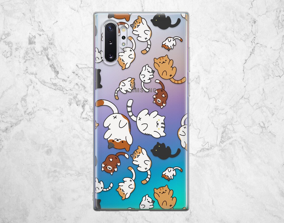 Cute Cats Samsung S9 Plus Kitten Print Cover 10 Lite 5G TPU Galaxy Note ...