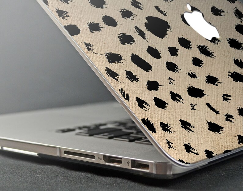 Leopard Spots Macbook Air 13 2020 Case Beige Dalmatian Mac | Etsy
