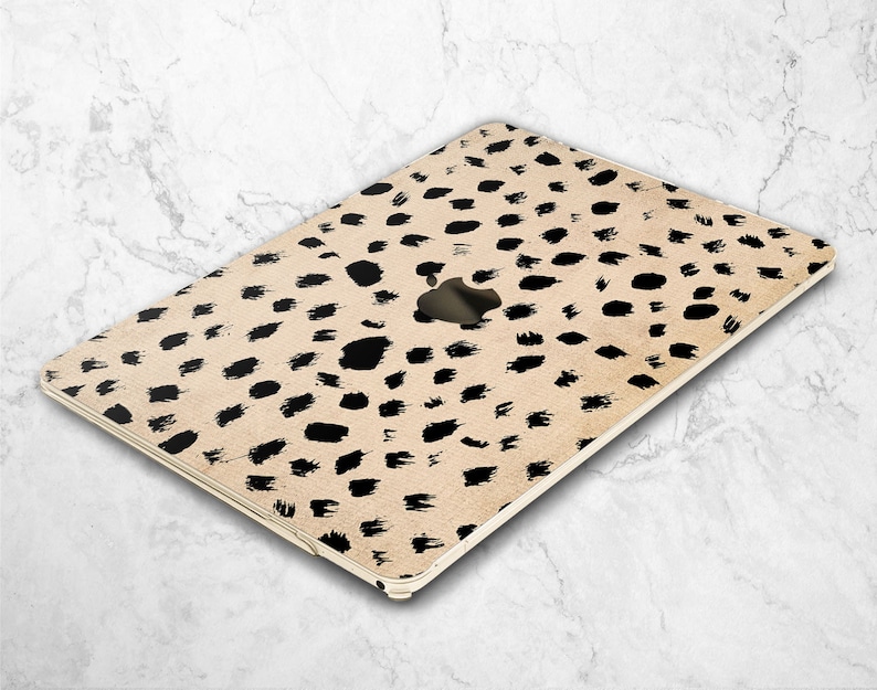 Leopard Spots Macbook Air 13 2020 Case Beige Dalmatian Mac - Etsy