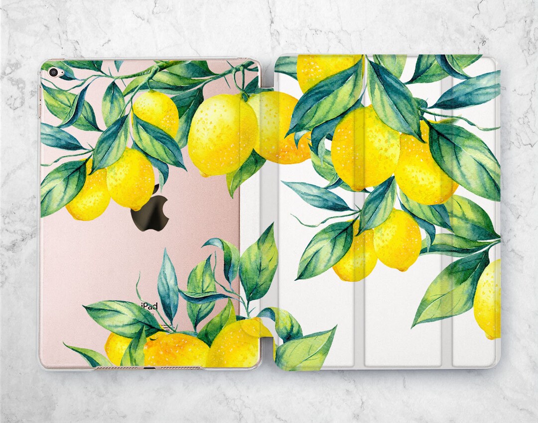 Funda para iPad 11 de limones brillantes Funda floral para iPad Air ...