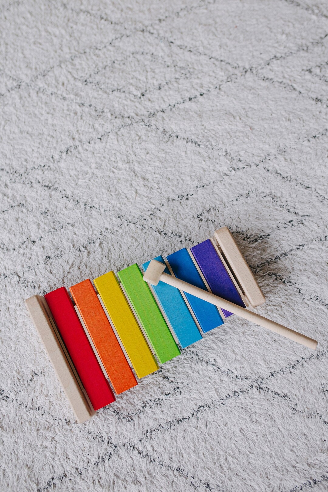 Wooden Xylophone Musical Instrument Toy for Kids, Developmental ...