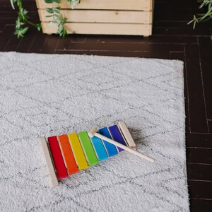 Wooden Xylophone Musical Instrument Toy for Kids, Developmental ...