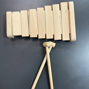 Wooden Xylophone Musical Instrument Toy for Kids, Developmental ...