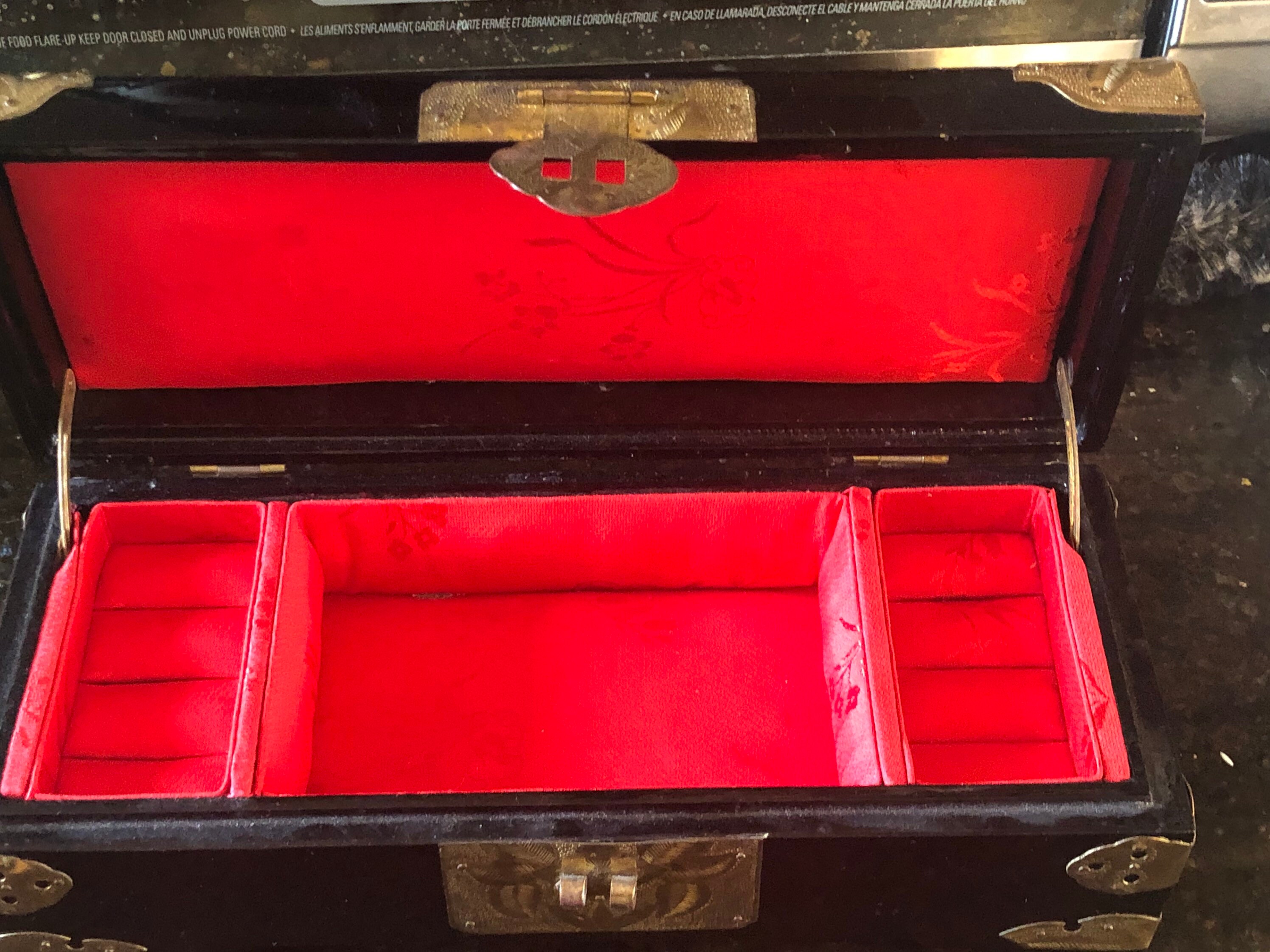 Chinese Jewelry Box With Inlaid Abalone Pattern. It is Very | Etsy