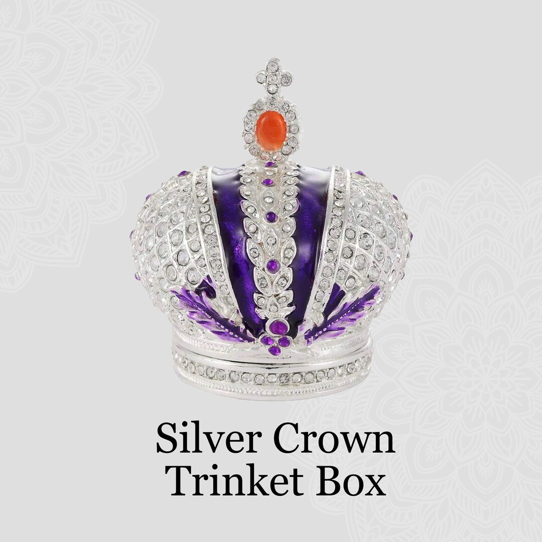 Stunning Russian Type Crown Jewelry Box Popular for the Spring, Makes a ...