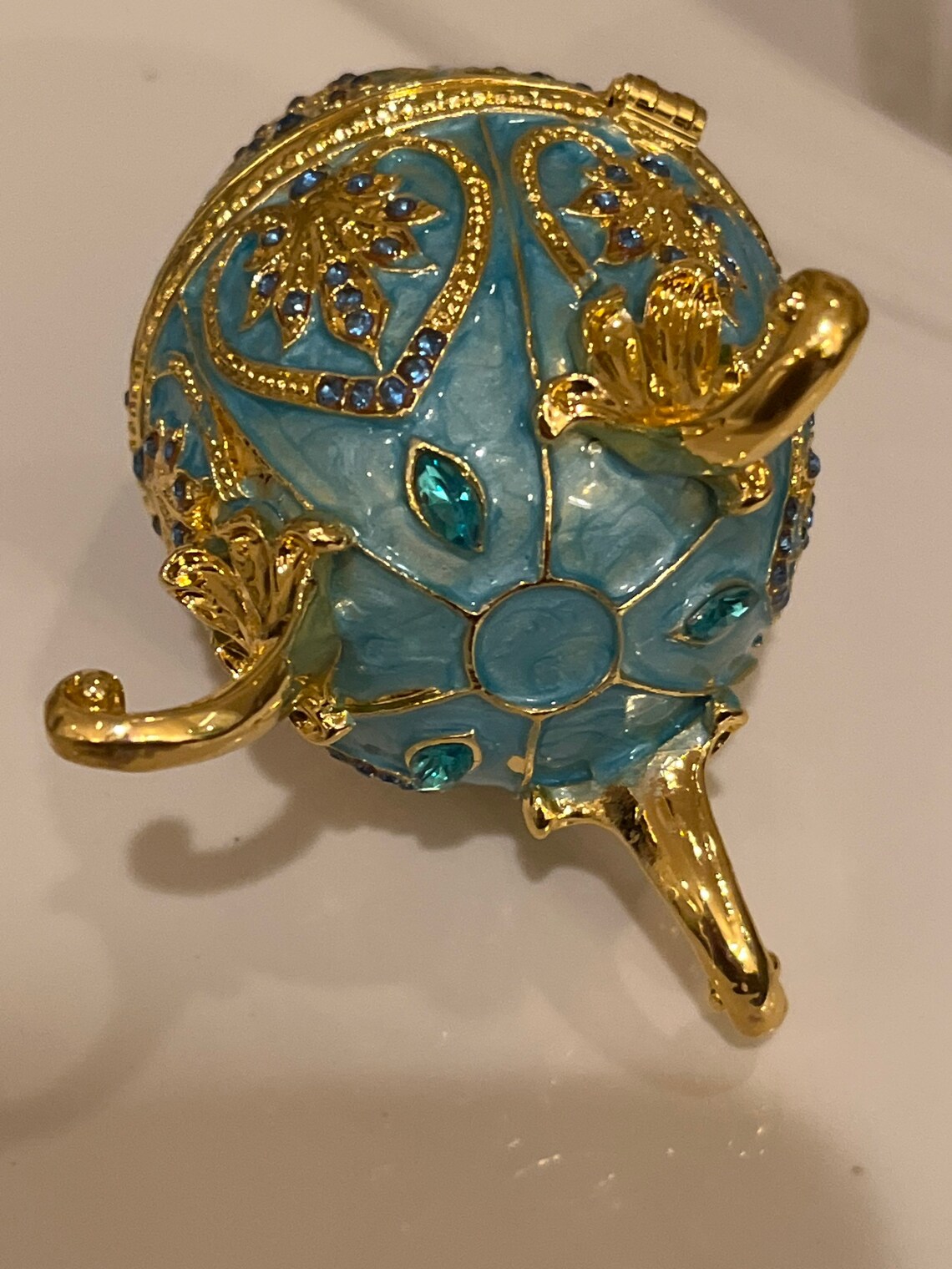 Faberge Type Egg Replica of the Lace Collection.swarovski - Etsy