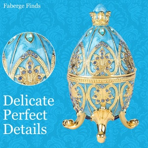 Faberge Type Egg Replica of the Lace Collection.swarovski - Etsy