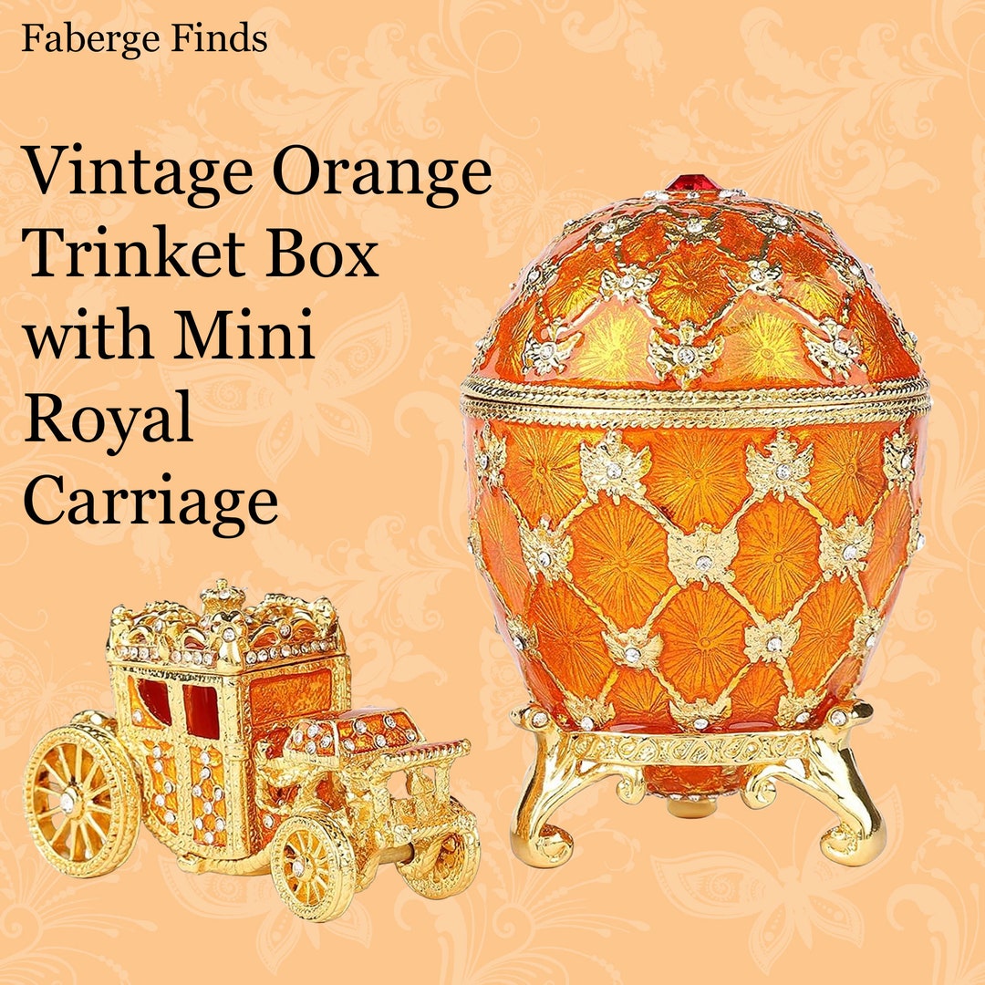 Gold Faberge Egg Type Pattern. This is Swarovski Crysta and the Car is ...